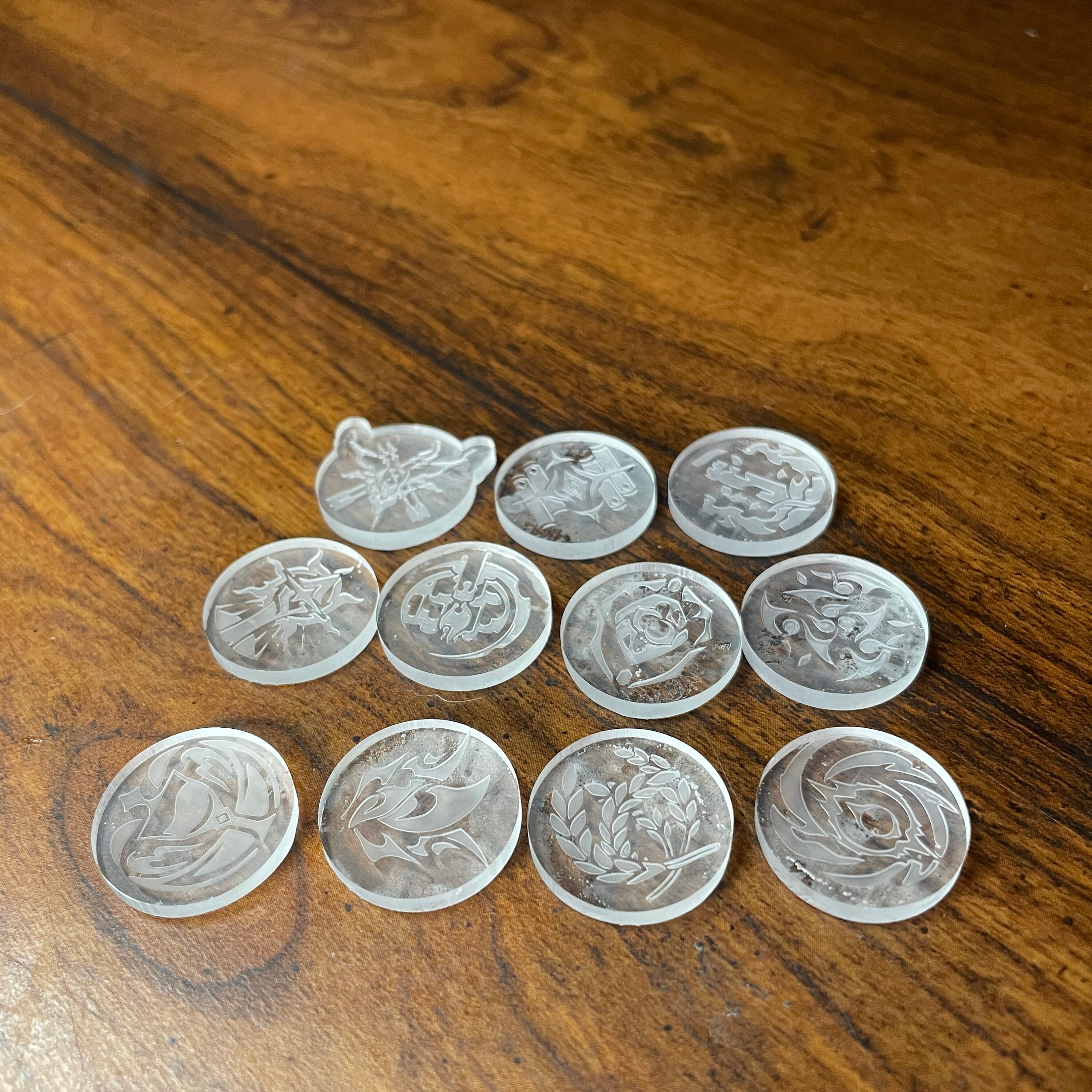 3D PRINTED MASTERS Honkai: Star Rail Path Pin Token Mold Unpolished ...