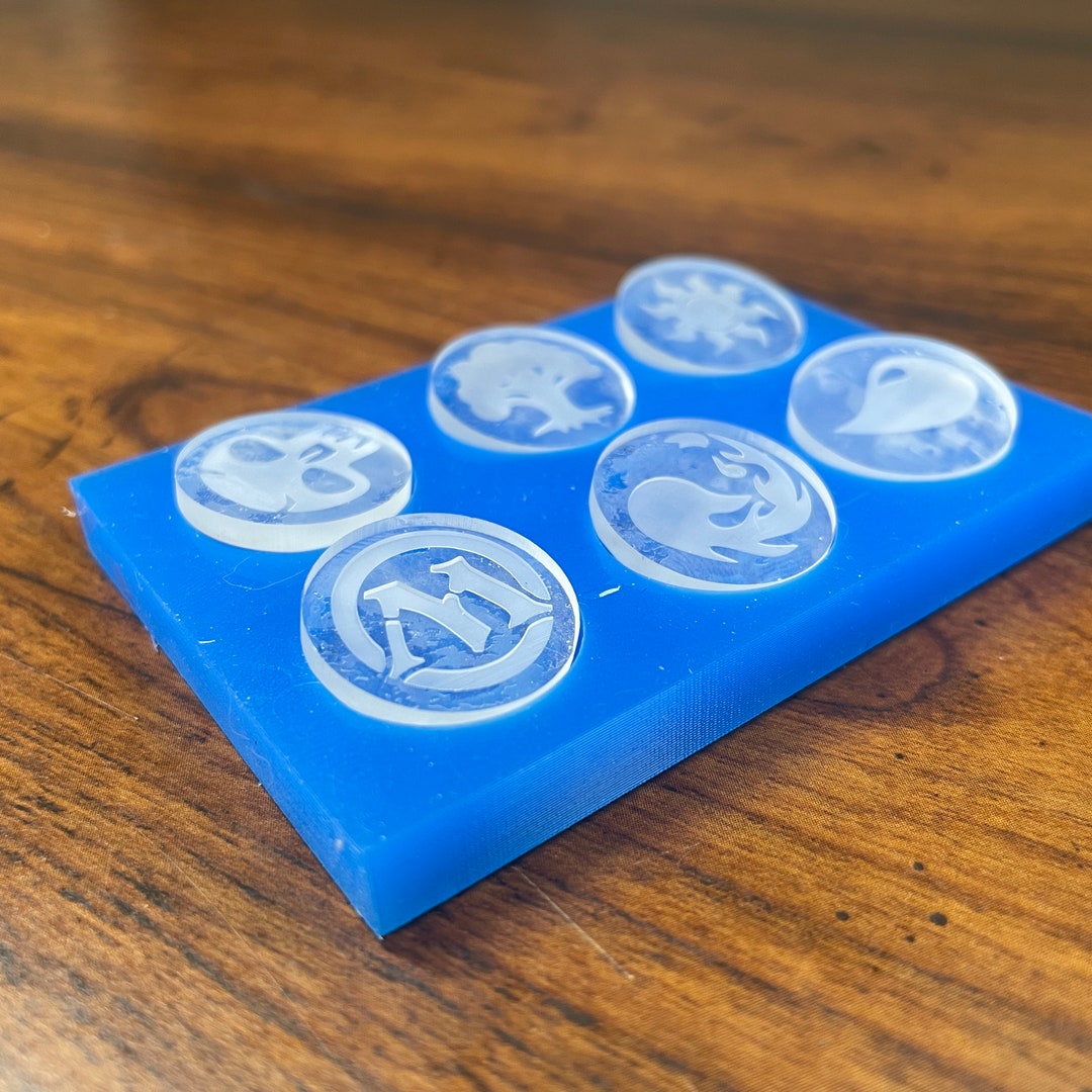 3D PRINTED MASTERS - Magic the Gathering Pin Token - Unpolished Resin ...