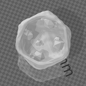 DIGITAL STL File - Geode Crystal Dice Blank Inserts Inclusions Set for ...