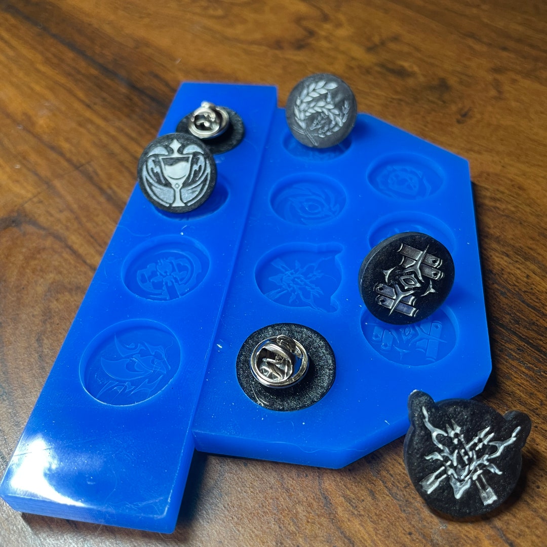 SILICONE MOLD - Honkai: Star Rail Path Pin Token Mold - Handmade ...