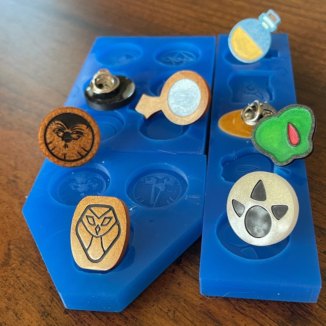 SILICONE MOLD - the Owl House Character Pin Token Mold - Handmade ...