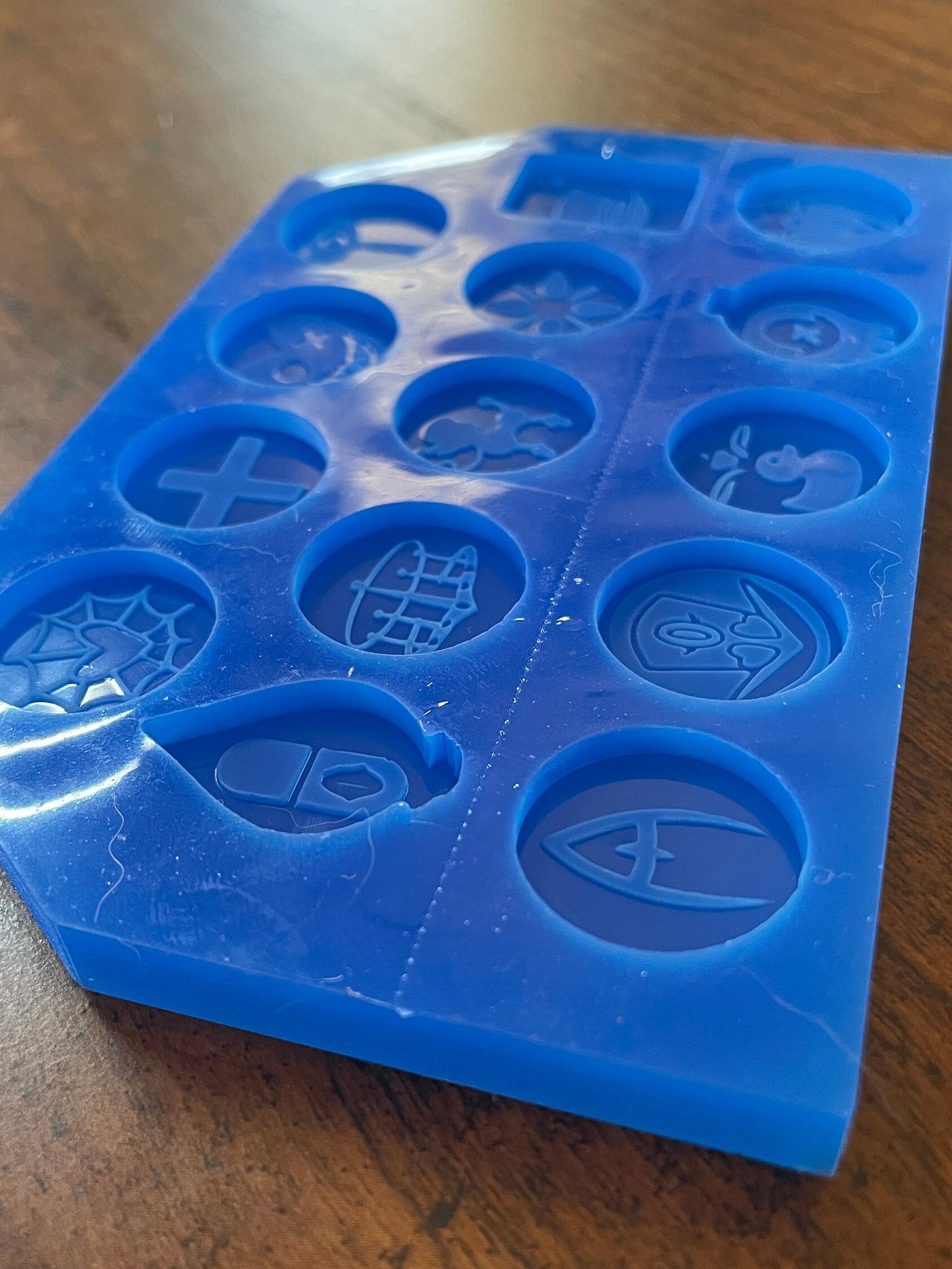 SILICONE MOLD Hazbin Hotel Pin Token Mold Charlie Vaggie Alastor Niffty ...