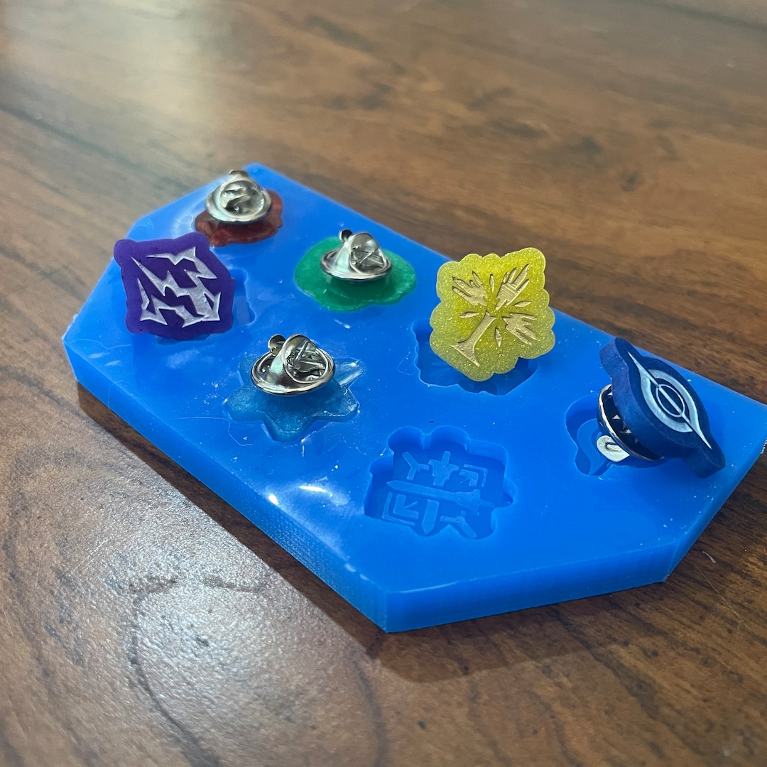 SILICONE MOLD - Honkai: Star Rail Type Element Pin Token Mold ...
