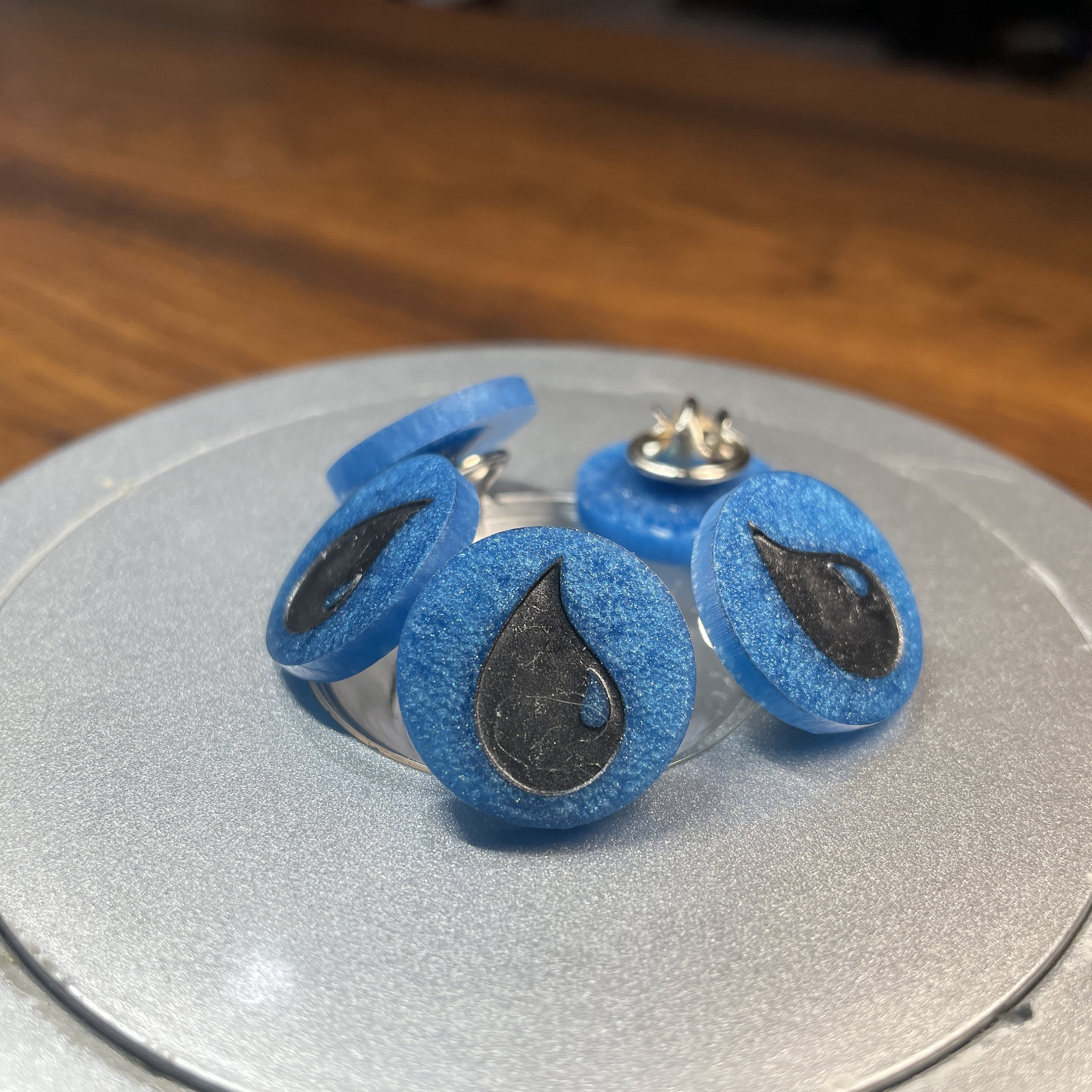 3D PRINTED MASTERS Magic the Gathering Pin Token Unpolished Resin 3D ...