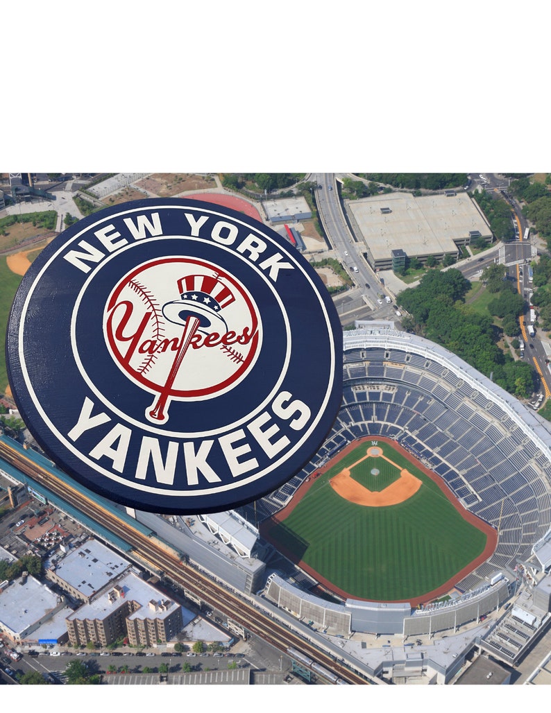 15 Wood Round New York Yankees Baseball Sign NY MLB Sports Custom Any ...