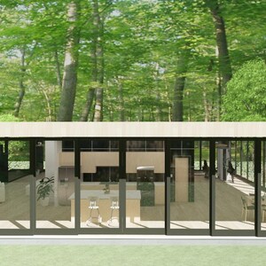 Custom Glass House - 2,007 Sqft. Open Concept, Studio Apartment - Etsy