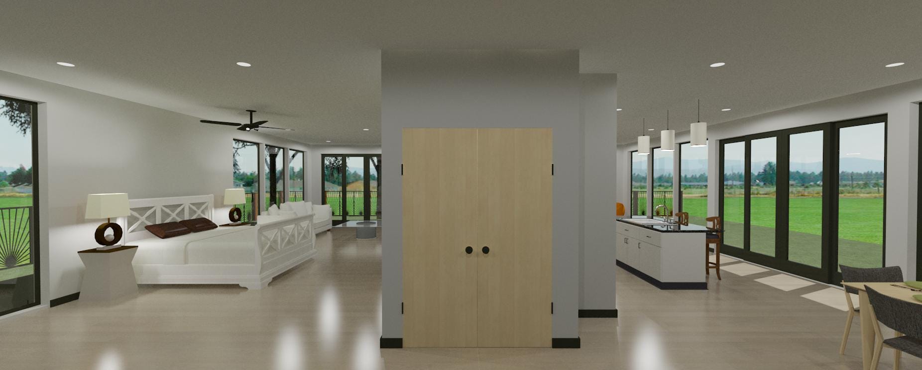 Custom Glass House - 1,364 Sqft. Open Concept, Studio Apartment - Etsy