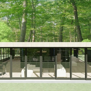 Custom Glass House - 2,007 Sqft. Open Concept, Studio Apartment - Etsy