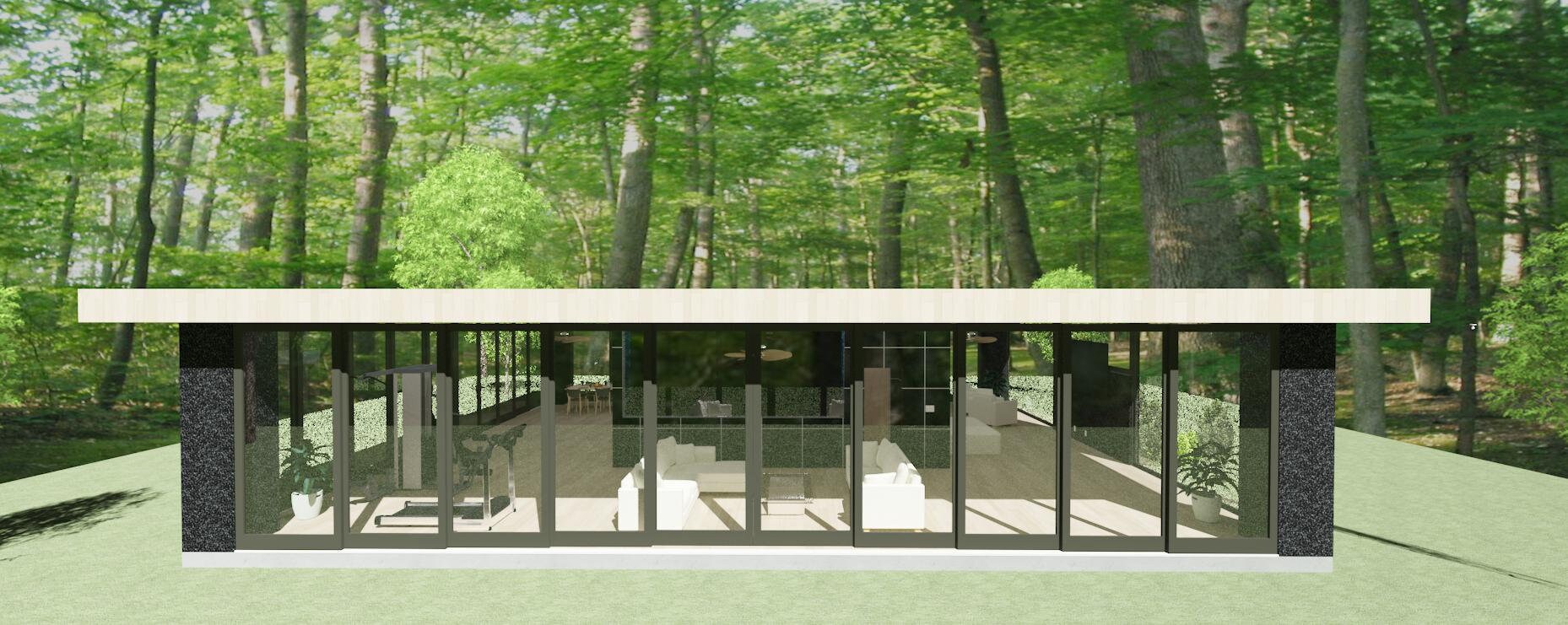 Custom Glass House - 2,007 Sqft. Open Concept, Studio Apartment - Etsy