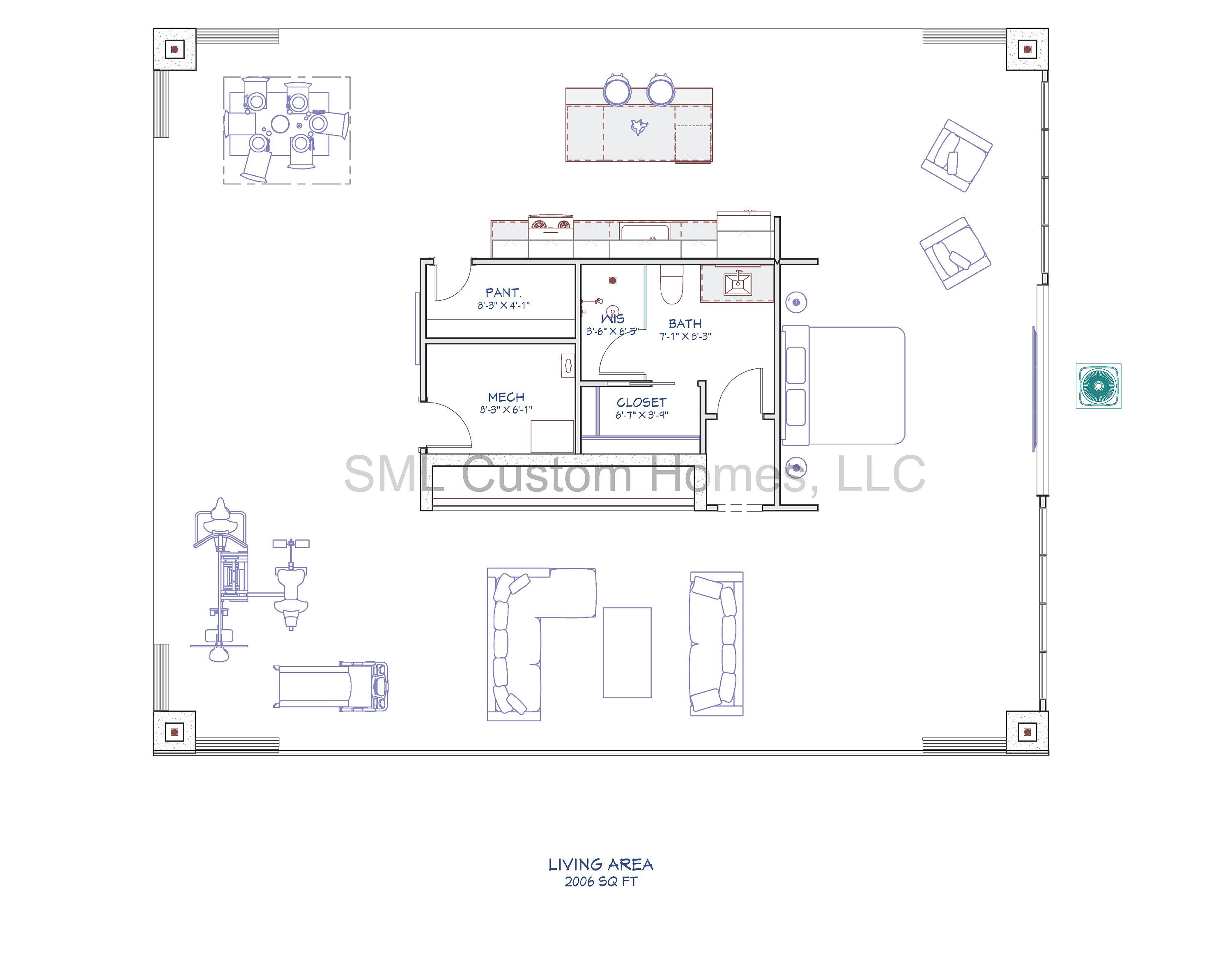 Custom Glass House - 2,007 Sqft. Open Concept, Studio Apartment - Etsy