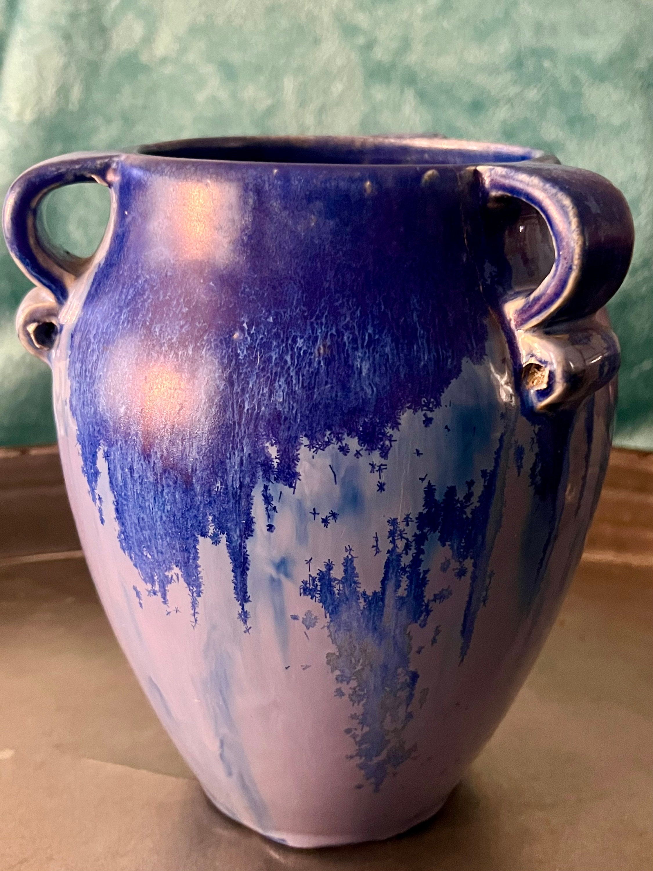 Antique 3 Ribbon Handle Fulper Vase - Etsy
