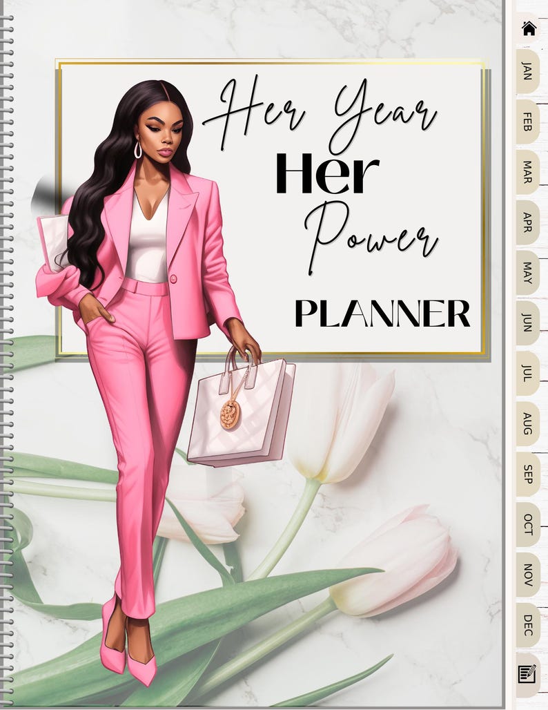 Women's Digital Planner 2025 | 2025 Hyperlinked & Printable PDF Planner ...