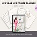 Women's Digital Planner 2025 | 2025 Hyperlinked & Printable PDF Planner ...