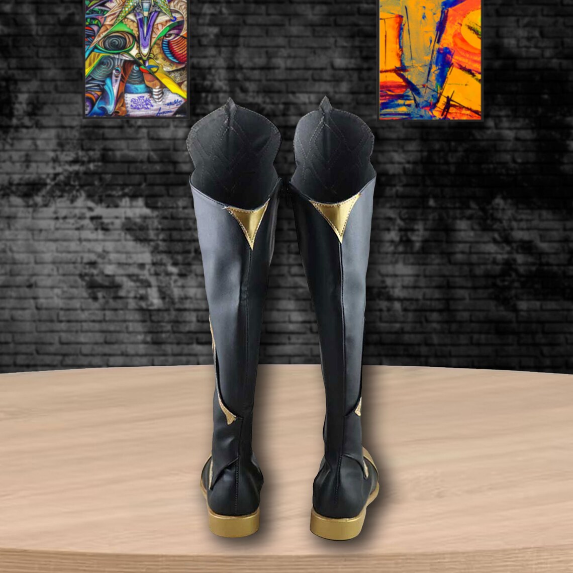 Aether Boots Genshin Impact Cosplay Replica Traveler Costume ...