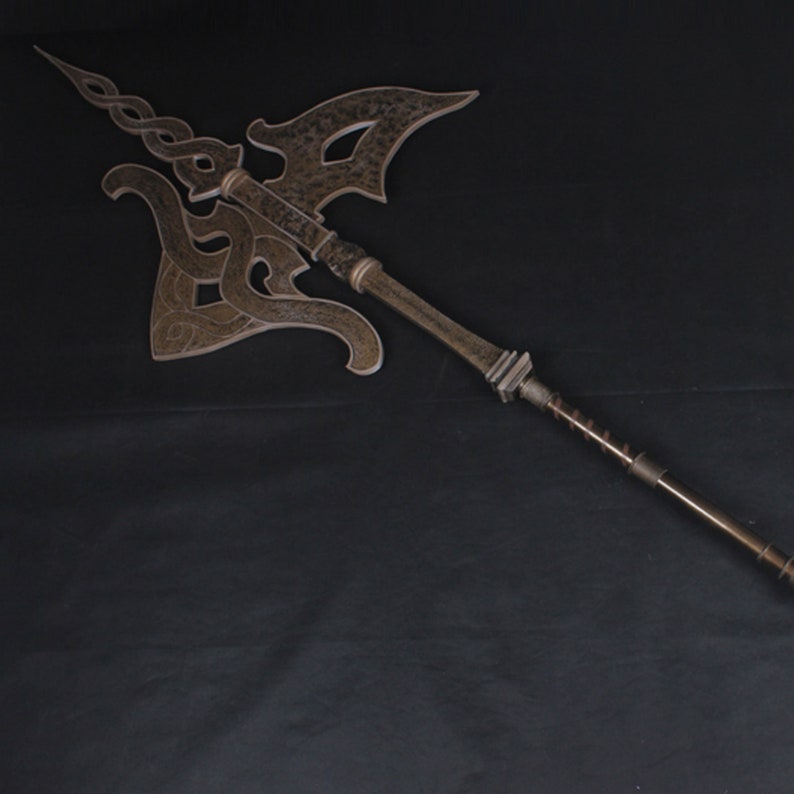 Golden Halberd Replica Elden Ring Cosplay Accessory. Golden Weapon ...