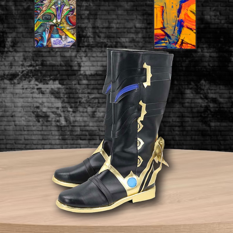 Il Dottore Cosplay Boots Replica Genshin Impact Cosplay Accessory. Il ...