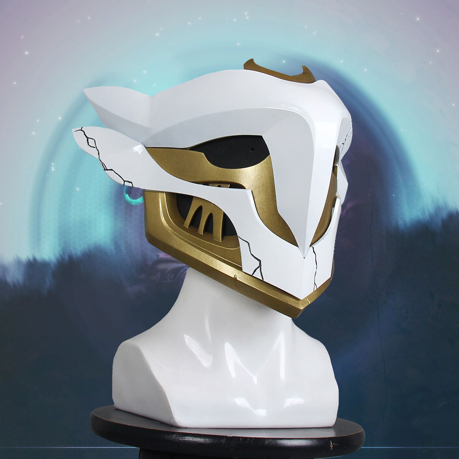 Ekko Mask Arcane Replica League of Legends Cosplay Accessory. Ekko Mask ...