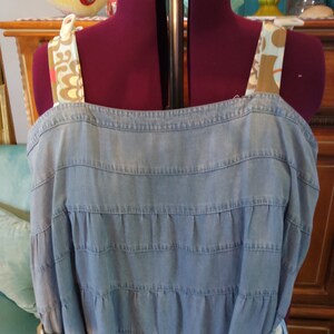 Emma James Denim Skirt Size 20W Upcycled Into a Sundress - Etsy