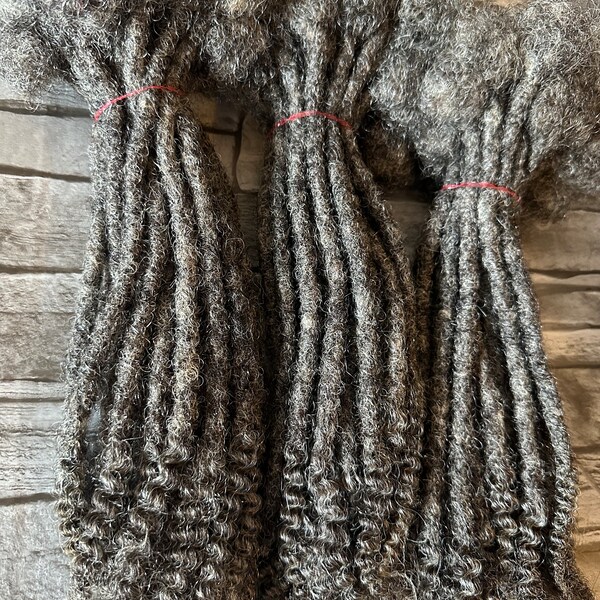 Salt and Pepper Loc Extension - Etsy