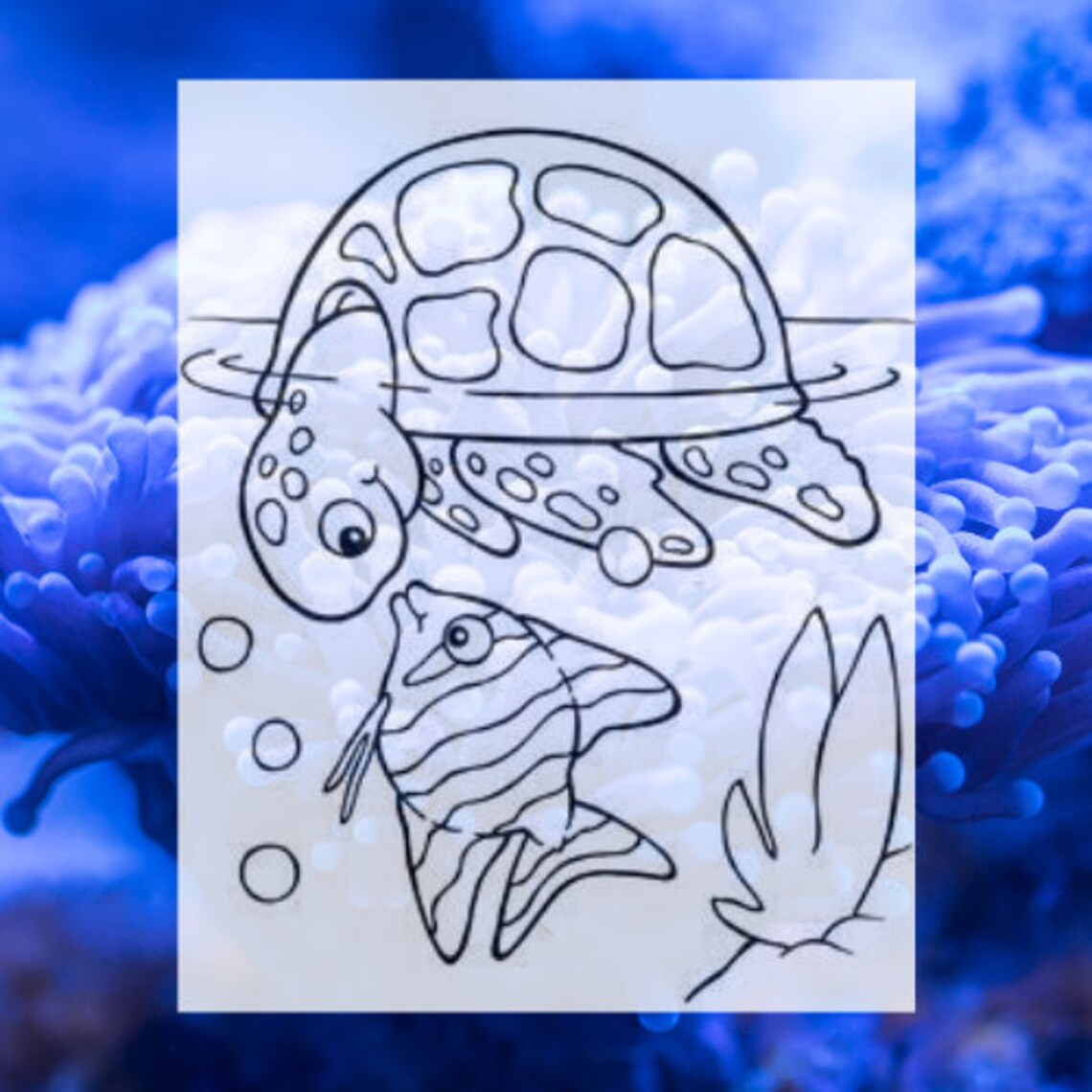 Under the Sea Animals Coloring Pages - Smart Worksheets and Activities ...