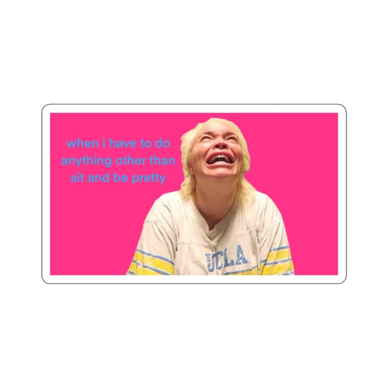 Trisha Paytas Crying on the Kitchen Floor Sticker - Etsy