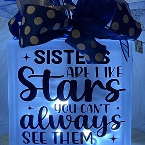 Sisters Light Block - Etsy