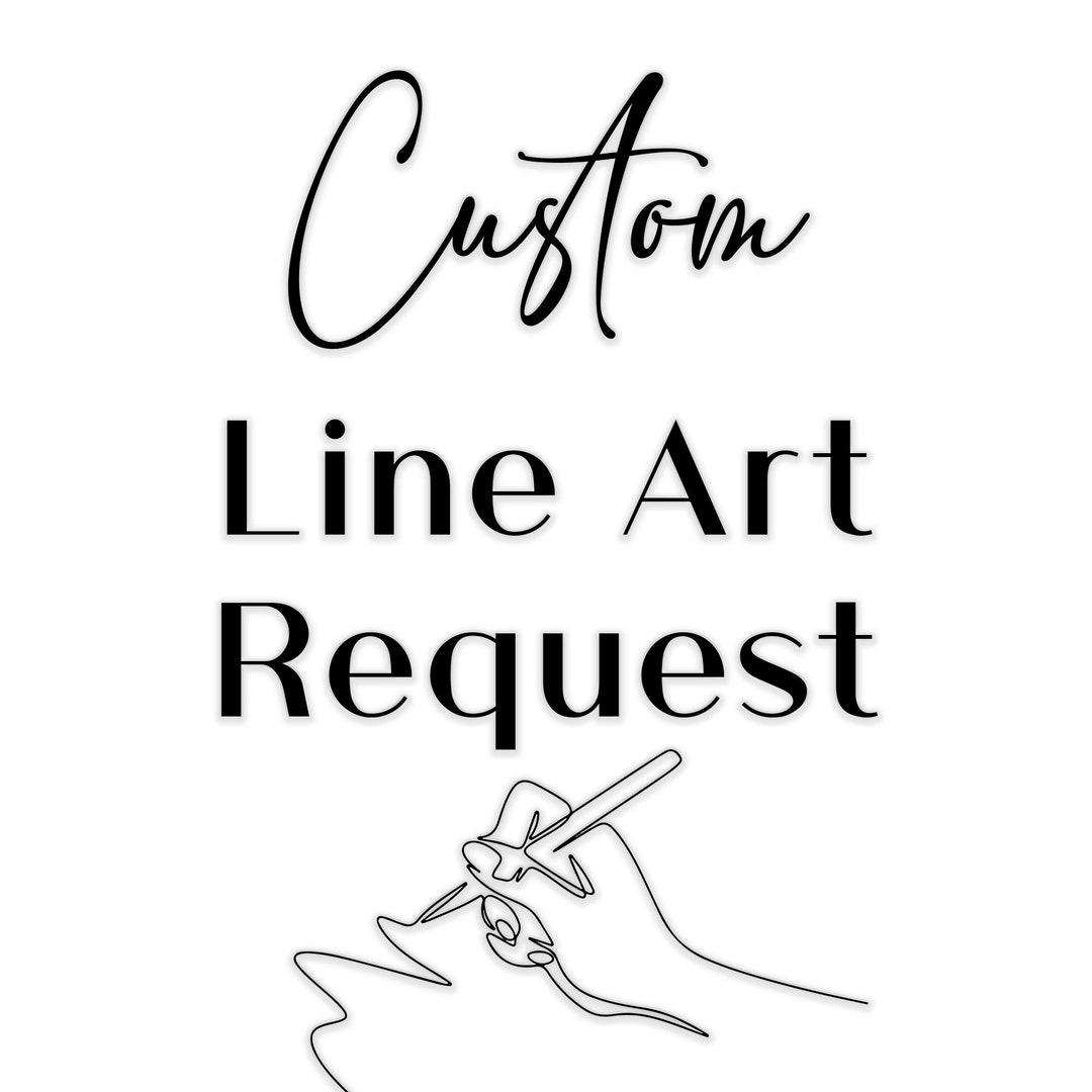 Custom Line Art Request - Etsy