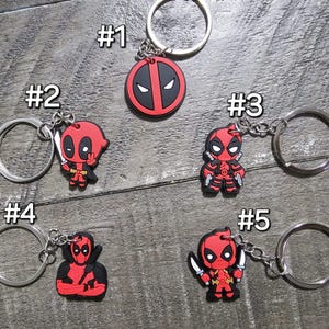Character Keychain, Deadpool Keychain, Key Holder Accessory, Wolverine ...