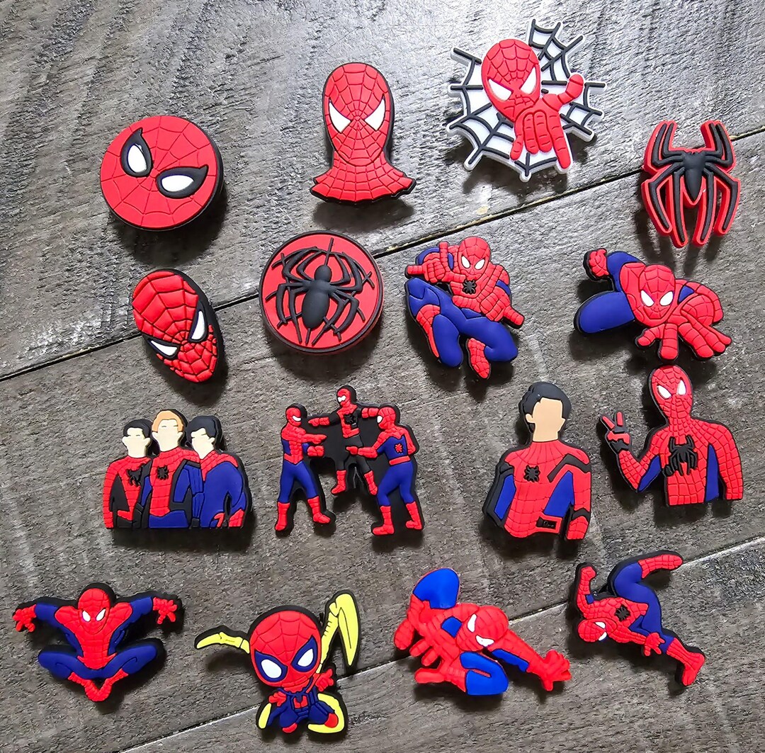Spiderman Croc Charms, Character Croc Charms, Movie Croc Charms - Etsy