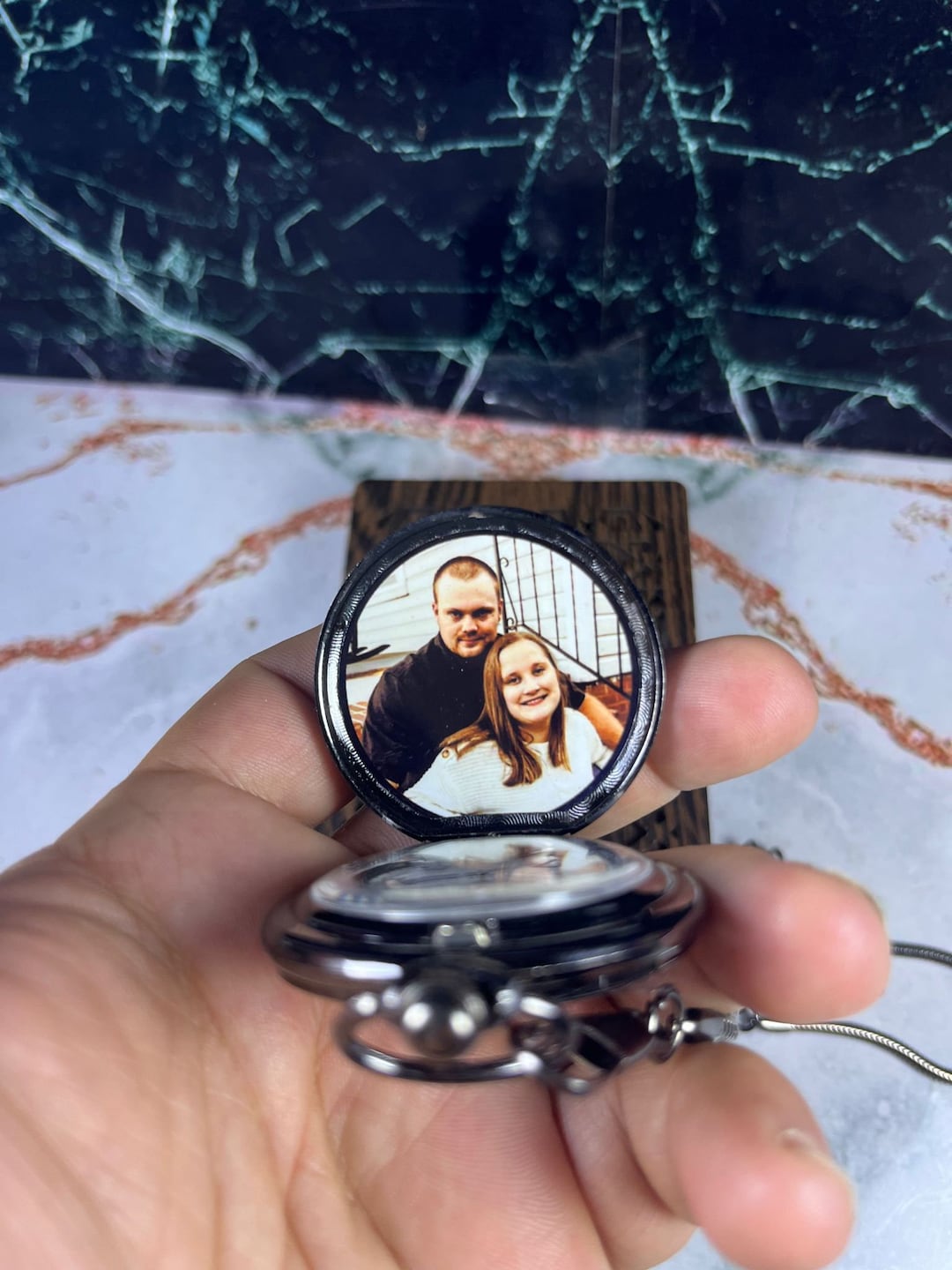 Custom Pocket Watch Gift | Personalized Pocket Watch With Photo ...