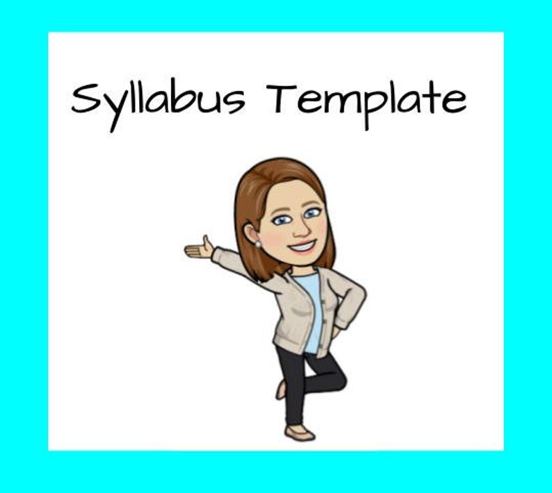 Syllabus Template - Etsy