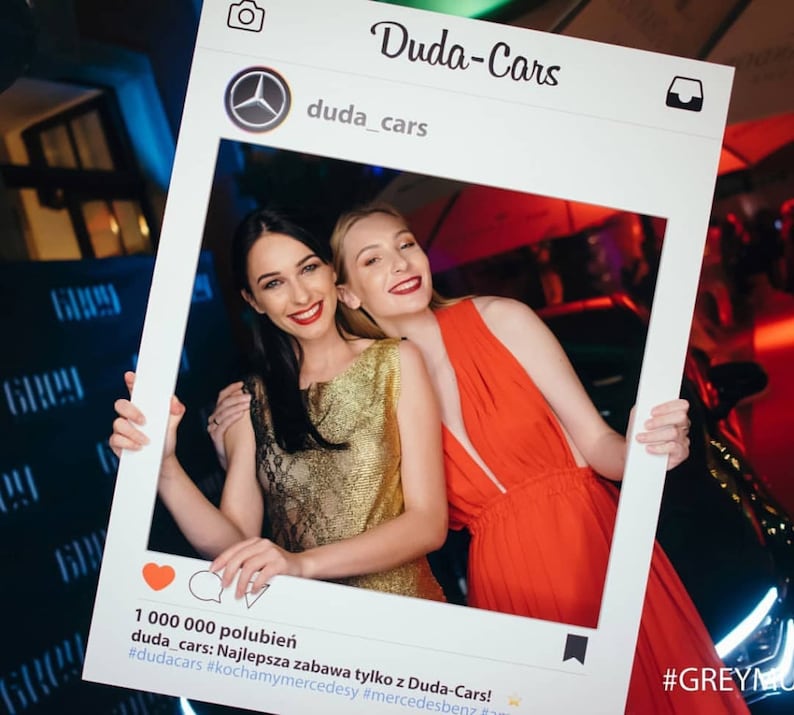 2025 Instagram Frame Template XL: Editable Social Media Photo Booth ...