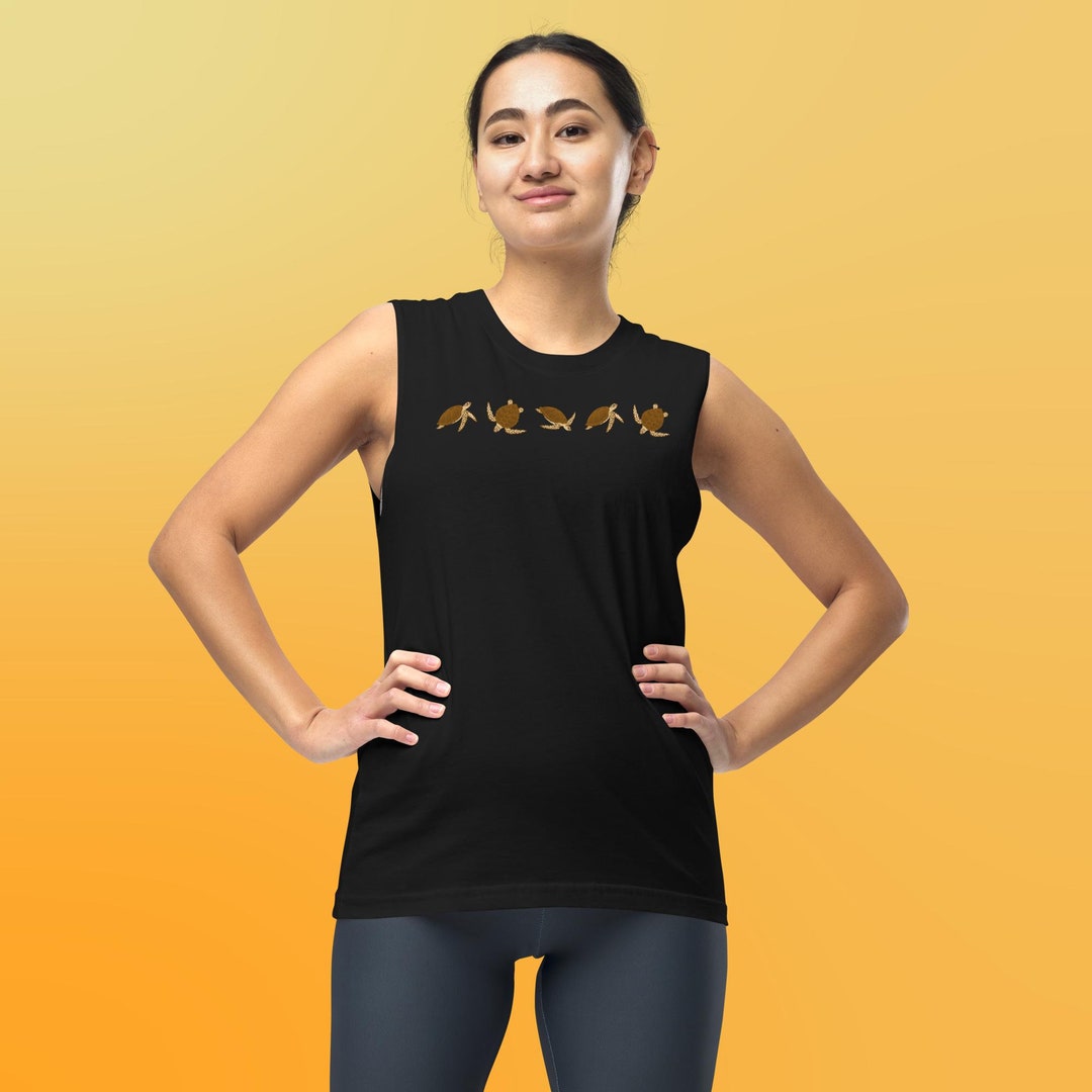 Muscle Shirt - Sea Turtle Design - Etsy