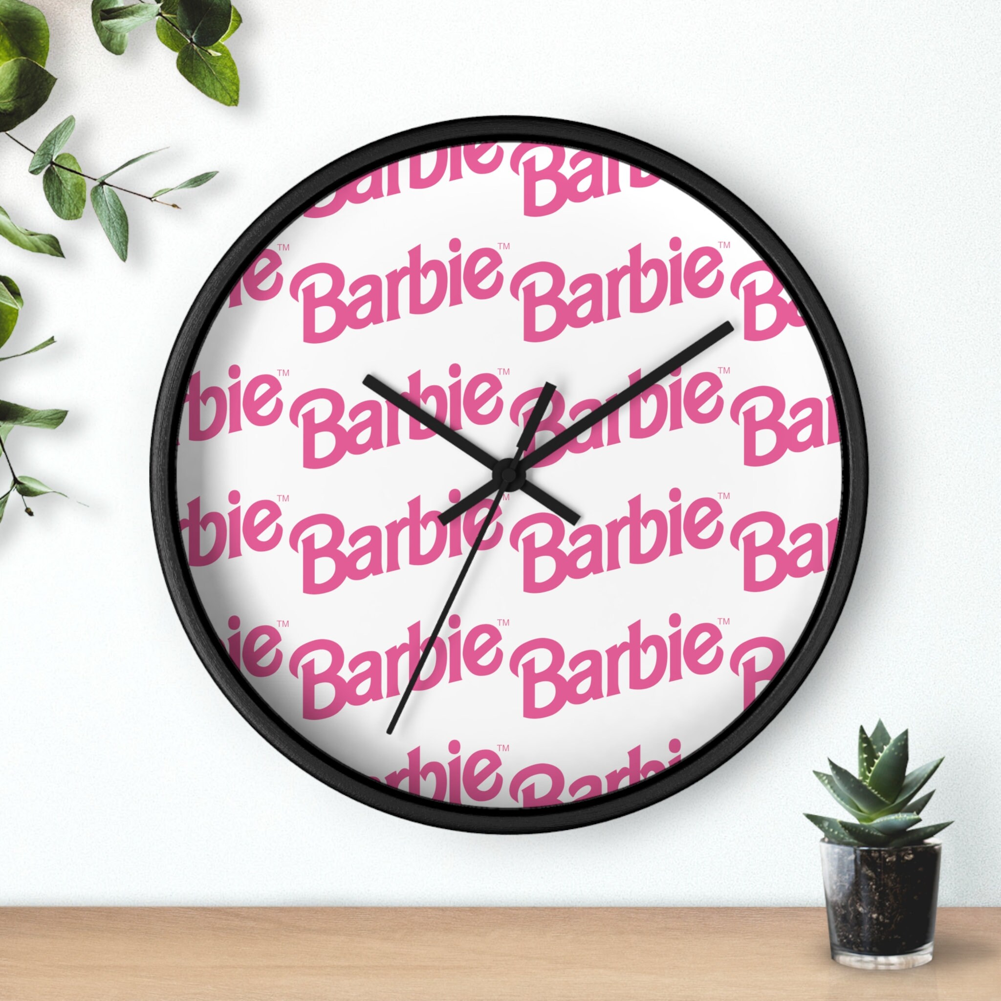 Barbie Wall Clock Barbie Home Decor Barbie Decoration - Etsy