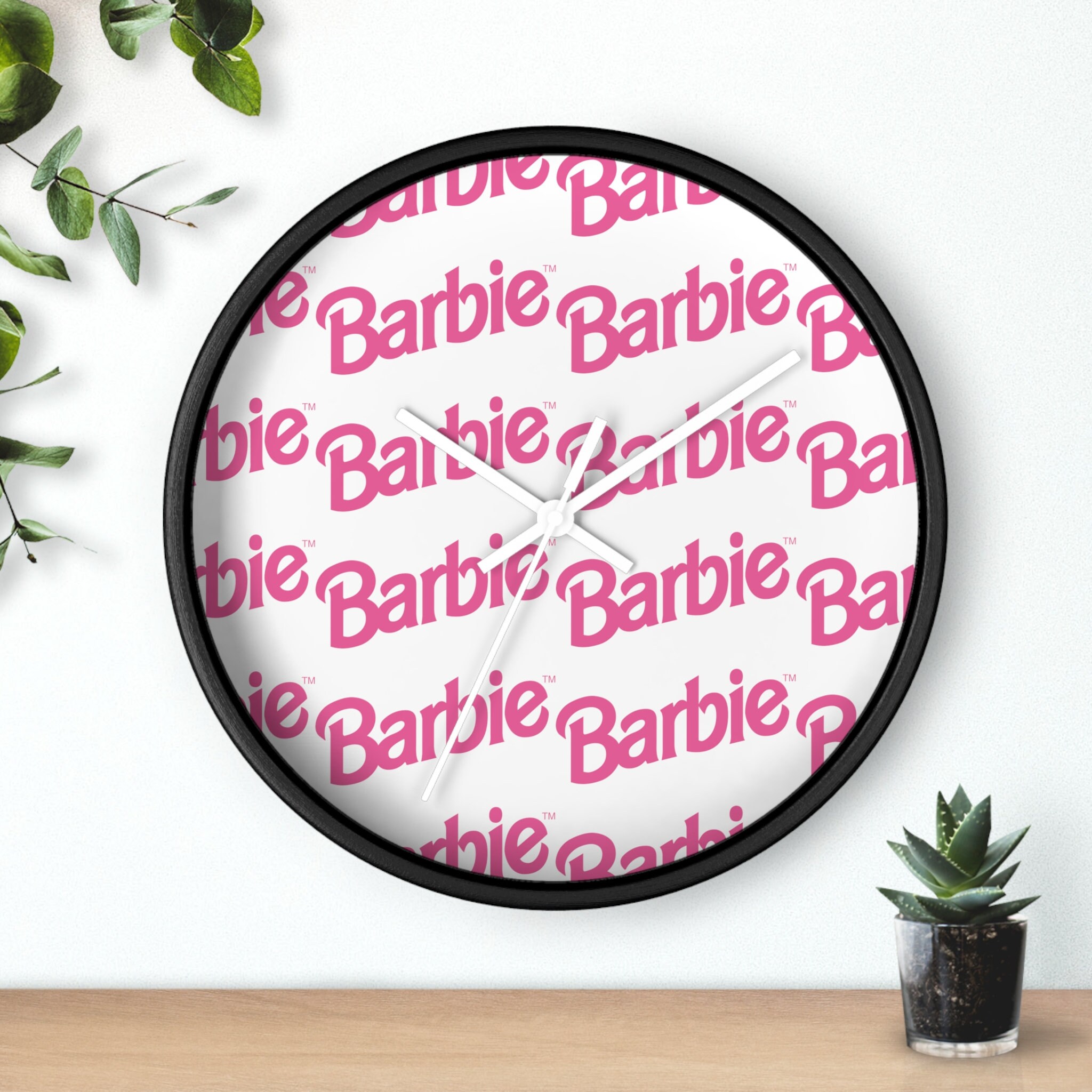 Barbie Wall Clock Barbie Home Decor Barbie Decoration - Etsy