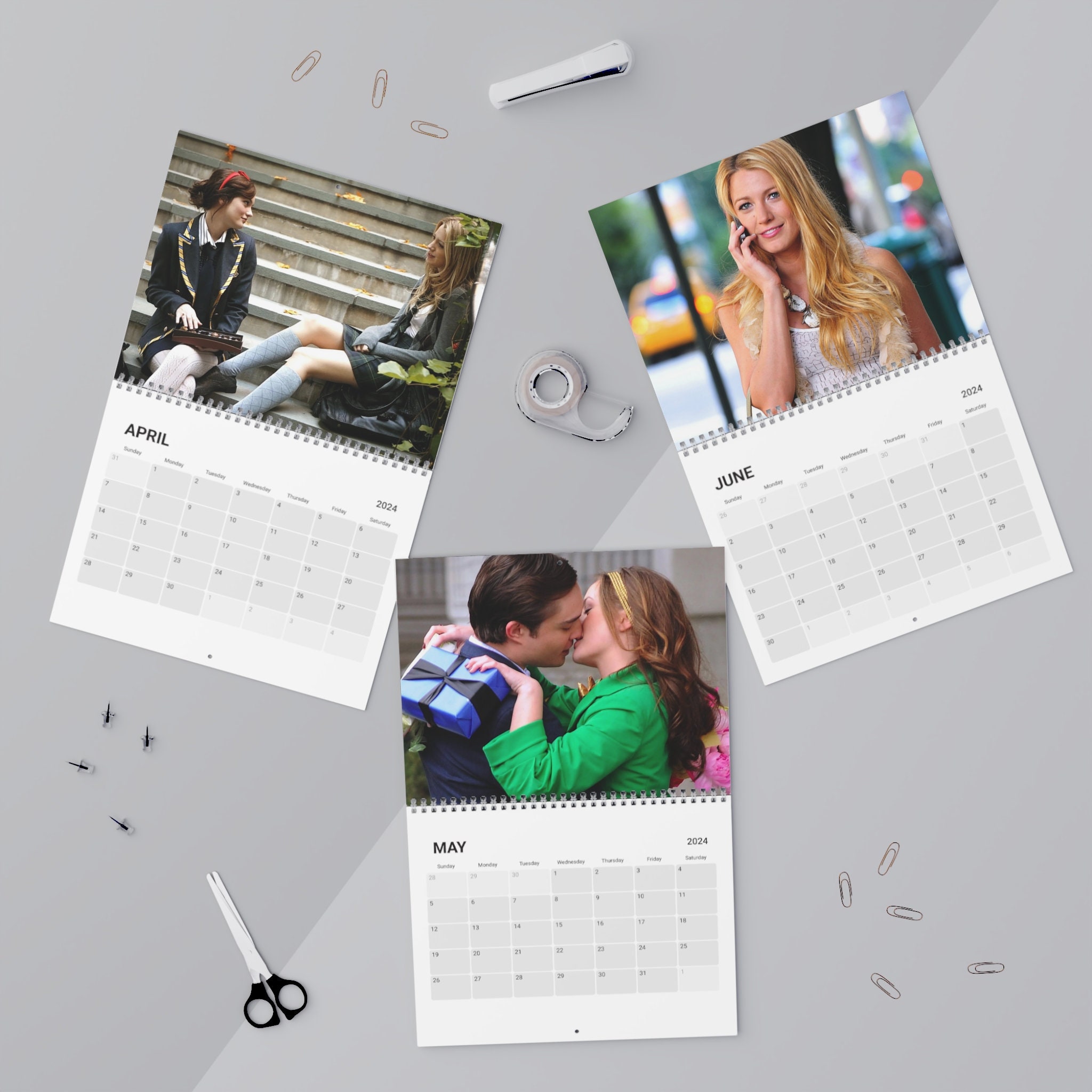 Gossip Girl Calendar 2024 Calendar 2024 2024 Calendar - Etsy Canada