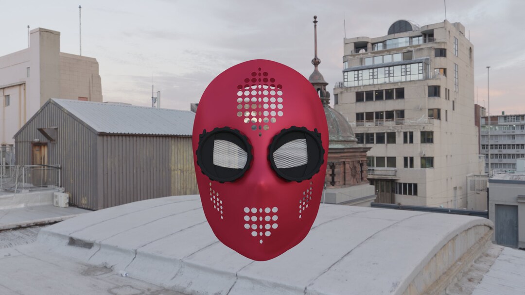 Spider-man Homecoming Home Made Suit Faceshell - Etsy