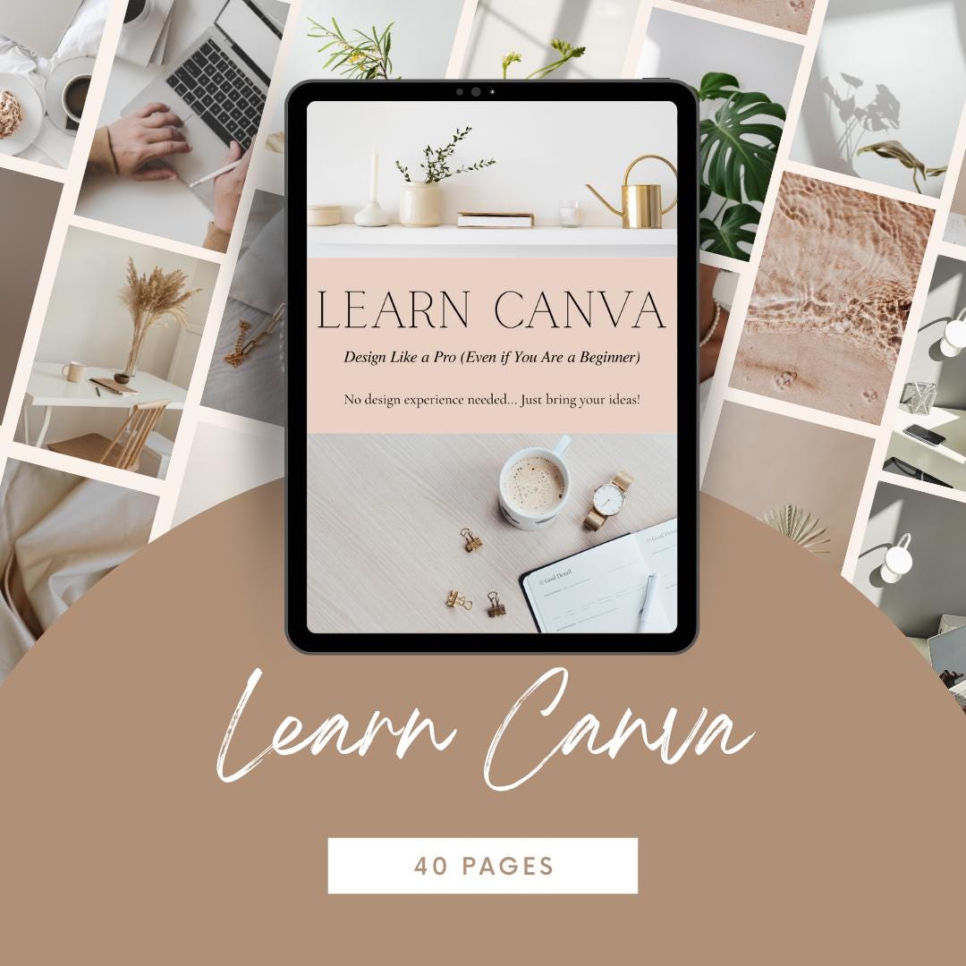 Design Made Simple: A Beginner’s Guide to Canva - Etsy