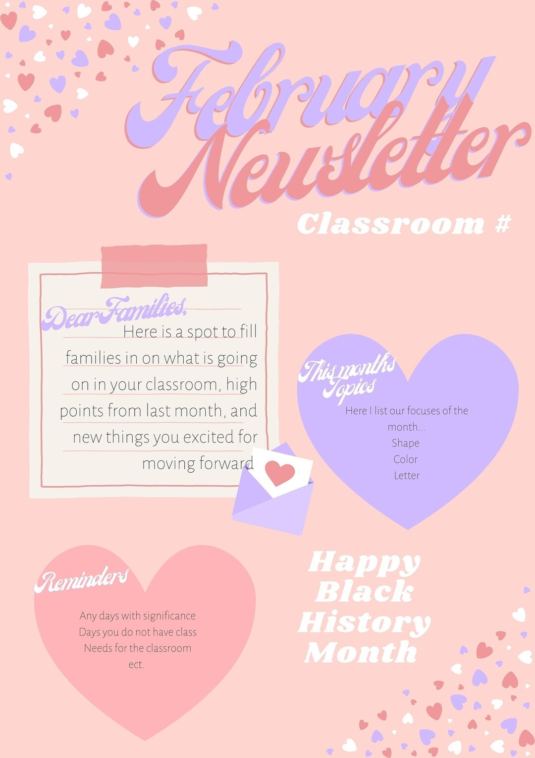 February Class Newsletter - Etsy