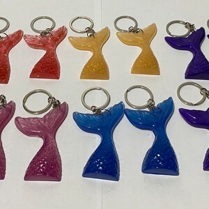 Mermaid Tail Keychain - Etsy
