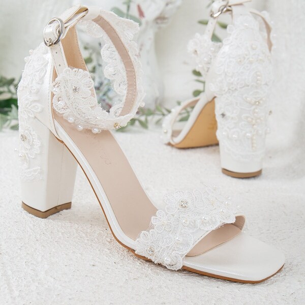Lace Wedding Shoes - Etsy