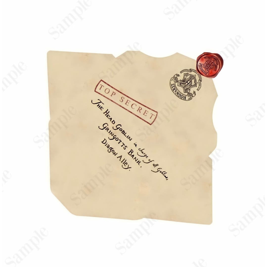 Top Secret Wizard Envelope, DIGITAL DOWNLOAD, HP Pottery - Etsy
