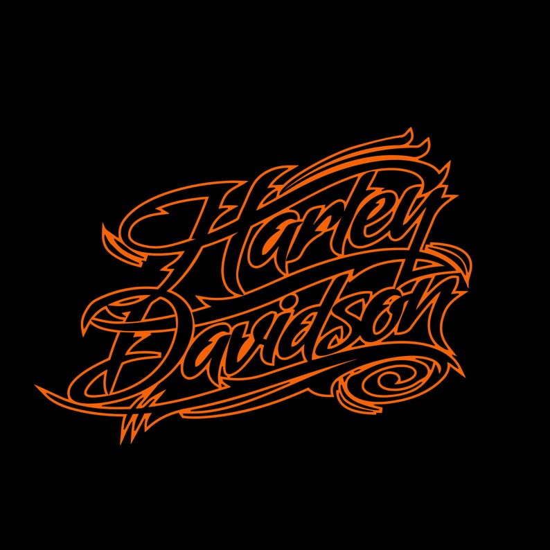 5 Harley Davidson Logos SVG DXF PNG Logos for Cricut - Etsy Canada