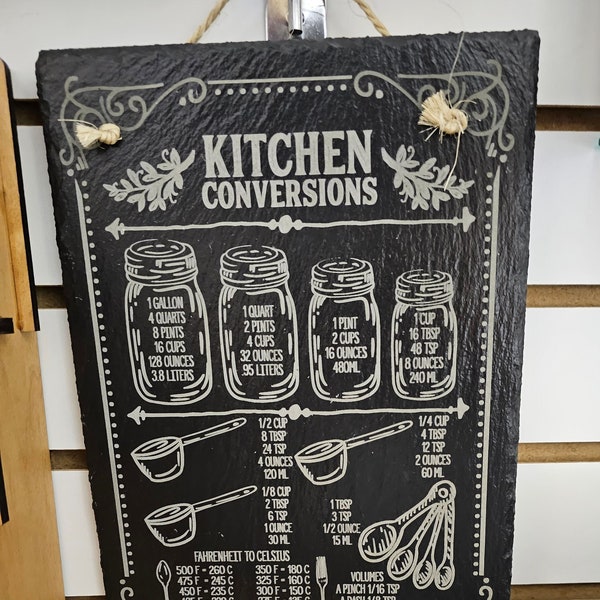 Conversion Chart Kitchen - Etsy