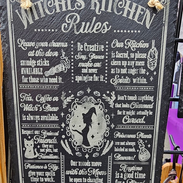 Kitchen Witch Sign - Etsy