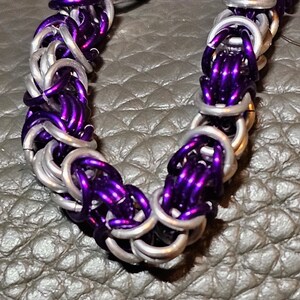 Custom Triple Moon Goddess Chainmail Bracelet, Witchy Wiccan Jewelry ...