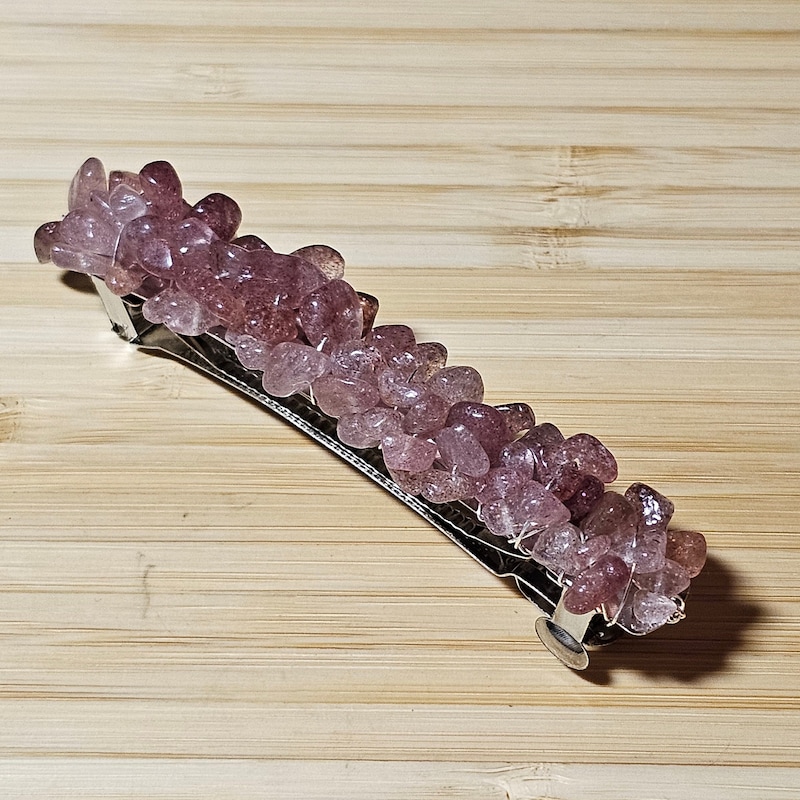 Quartz Hair Clip - Etsy
