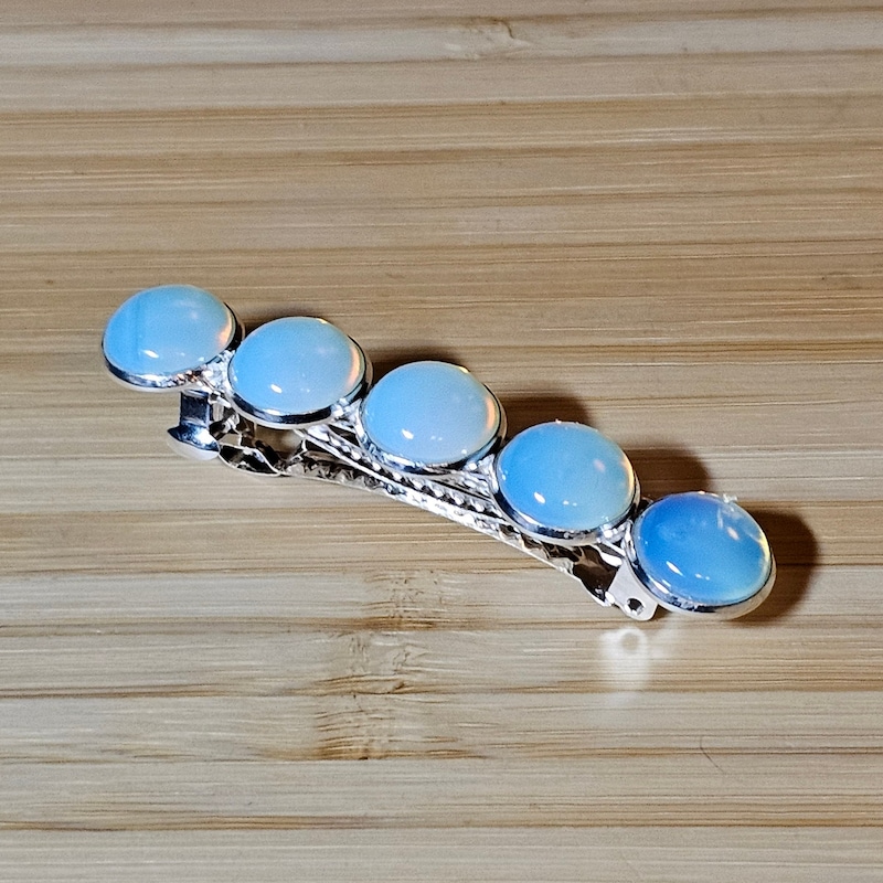 Silver Hair Clip - Etsy