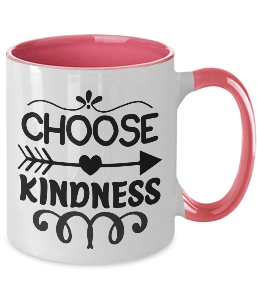 Two Tone Choose Kindness Mug 11 Oz Choose Kindness Mug Custom Gift - Etsy