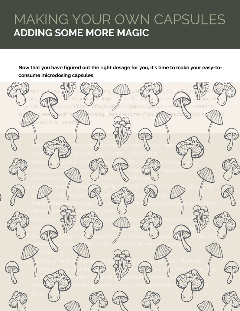 Microdosing Guide for Beginners - Etsy